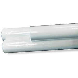 CALCA Printable Heat Transfer Vinyl Roll HTV Vinyl Rolls White Iron On Vinyl Film Eco-Solvent White HTV Rolls for Any Light or Dark Colored Fabric (19.7" X 15ft)