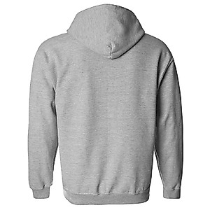 zerogravitee Air Force Left Chest Full-Zip Hooded Sweatshirt in Gray - X-Large