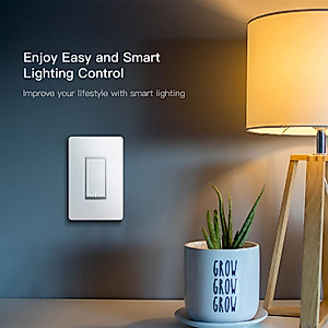 TREATLIFE 3 Way Smart Switch 4 Pack, 2.4Ghz WiFi Smart Light Switch 3 Way Switch Works with Alexa, Google Home and SmartThings, Remote Control, ETL, Schedule, Neutral Wire Required