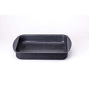 Ceramic Coated Roasting Pan/Lasagna Pan - With Natural Nonstick Coating, Safe For StoveTop and Oven Use / 16.1 x 11.7 x 2.7 inch
