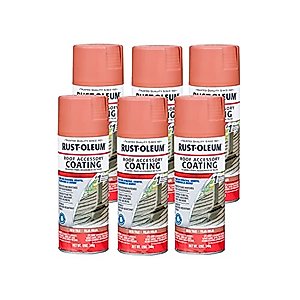 Rust-Oleum 313815 Roofing Accessory Coating Spray, 12 oz, Red Tile
