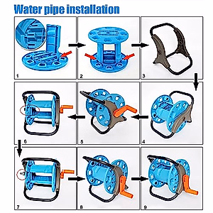 Garden Hose Reels,Portable Garden Hose Reel,Water Pipe Car Roll