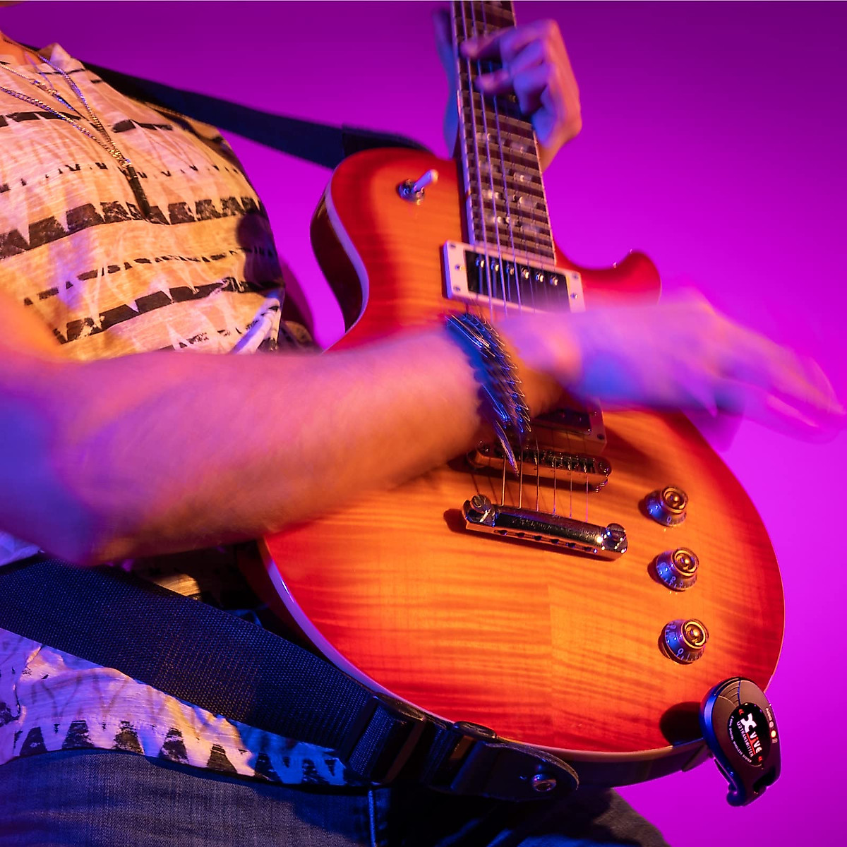 Xvive U2 Guitar Wireless System Guitar Wireless Transmitter and Receiver 2.4GHz, 4 Channels for Amplifier,Electric Guitar,Bass,Violin