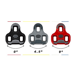 LOOK Cycle - KEO Grip Cleat Cycling Cleats – Anti-Slip Surface - Minimum Weight, Compact Size - 4.5° Angular Freedom - Color Grey