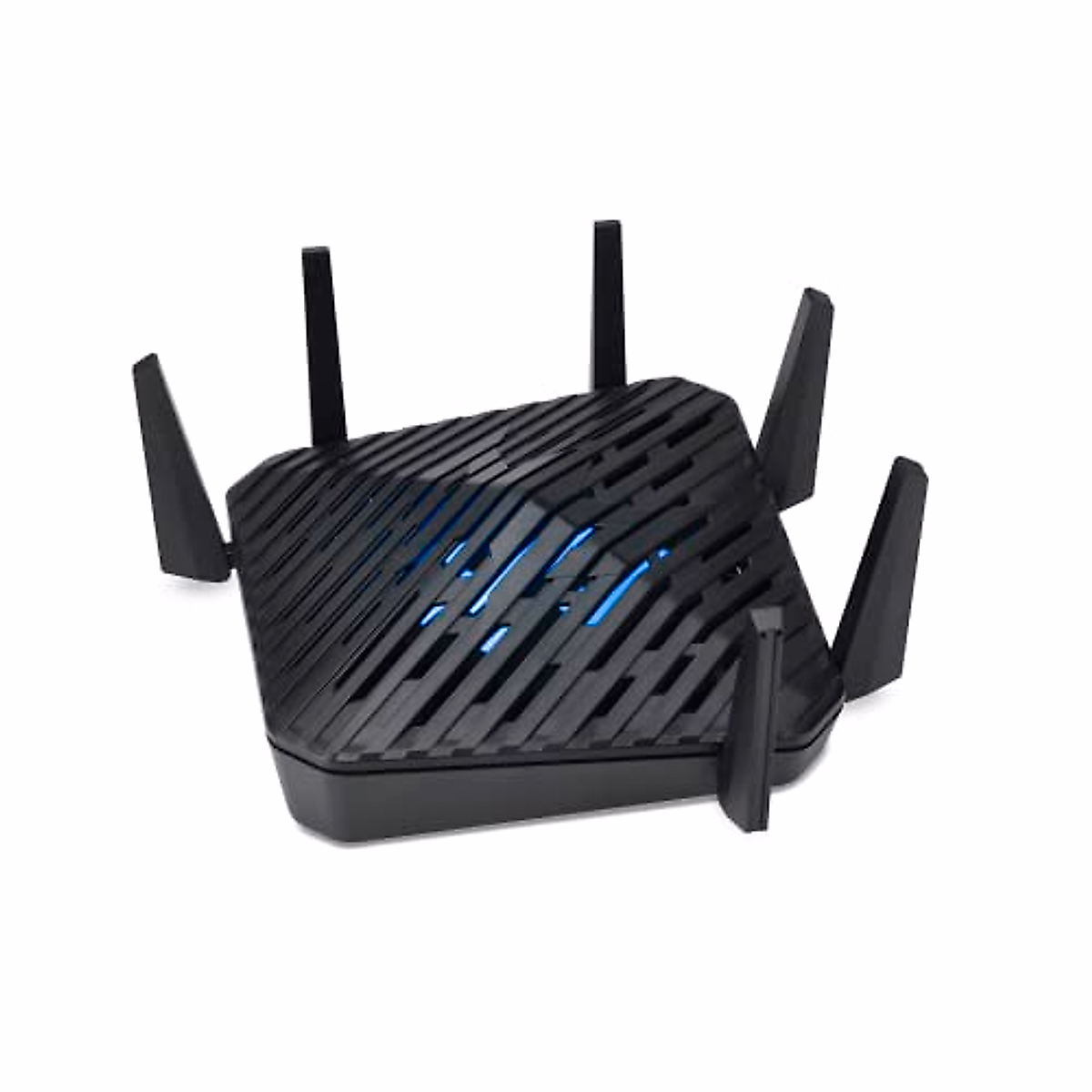 Acer Predator Connect W6 Wi-Fi 6E Gaming Router | Hybrid QoS Compatible with Intel Killer Prioritization Engine | Tri-Band AXE7800 2.4GHz/5GHz/6GHz | Gigabit Router | Lifetime Internet Security