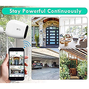 Itramax 30 Feet Right Angled Micro USB Power Cable with QC 3.0 Charger Brick,Power Supply Adapter and Charging Cord,Outdoor Quick Charger Compatible for Arlo Pro,Arlo Pro 2,Arlo Go,Arlo Security Light