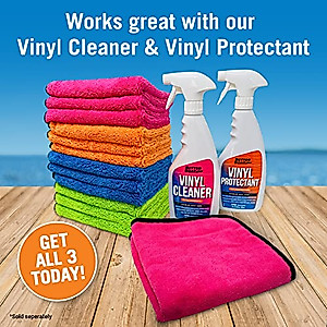 12 Pack Microfiber Cloth Kit Boat and Auto Microfiber Cleaning Cloth for Cars, Boats, House Lint Free Microfiber Cleaning Cloth Microfiber Towel Bulk Set Thick Large Cloths