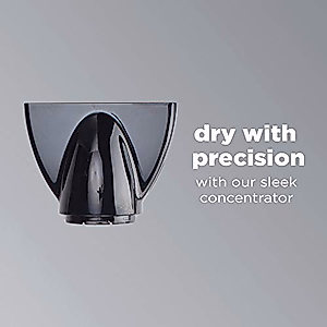 INFINITIPRO BY CONAIR Hair Dryer, 1875W Salon Performance AC Motor Hair Dryer, Conair Blow Dryer, Black