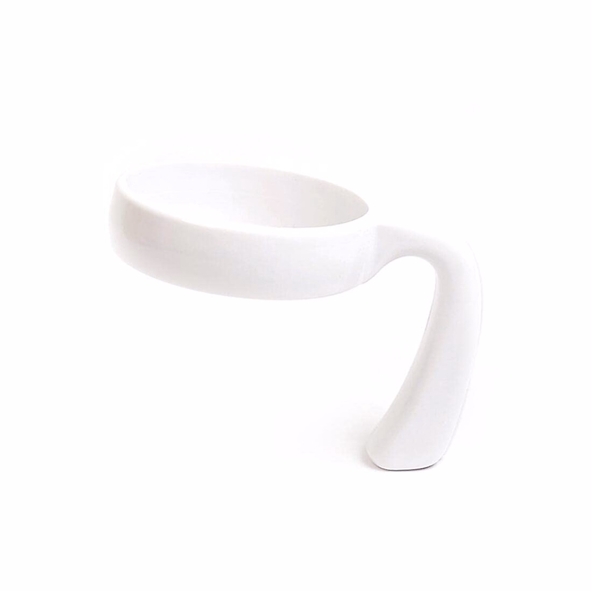 30 oz Tumbler Handles, Anti Slip Travel Mug Grip Cup Holder for Stainless Steel Tumblers, Suitable for Trail, Sic, Yeti, Ozark and More 30 Ounce Tumbler Mugs, Car Cups (White)