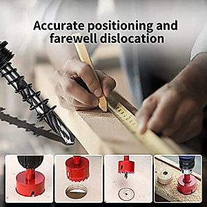 2-3/4 inch Hole Saw with Arbor Mandrel,HSS Bi-Metal & Heavy Duty Steel Design, for Metal,Stainless Steel,Cornhole Boards,Drywall,Plastic,Brass,Aluminum,Iron and Wood(70mm)