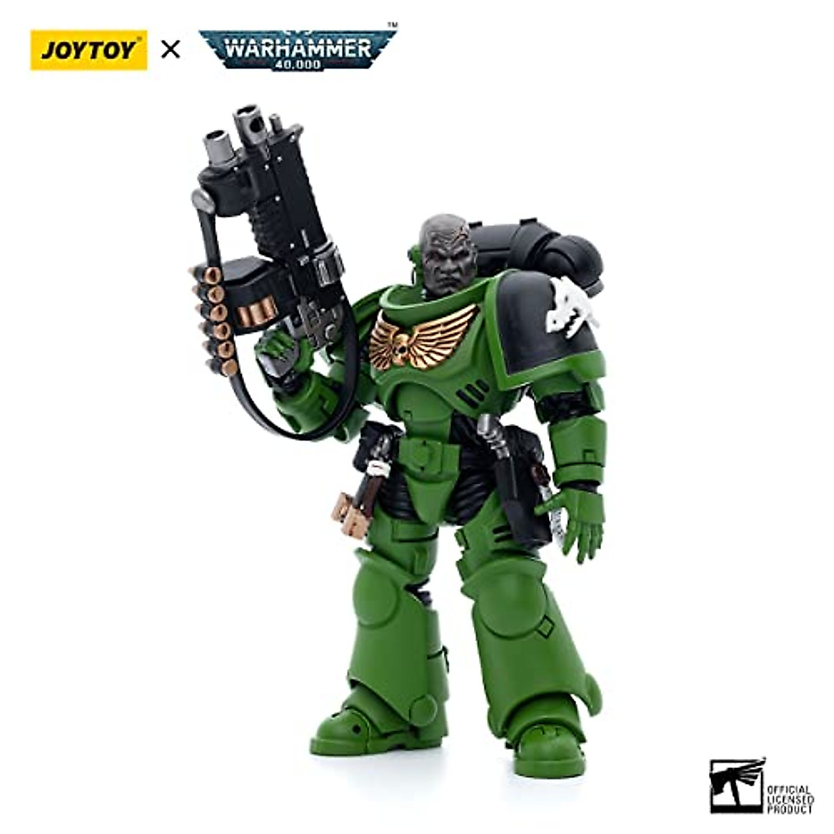 JOYTOY 1/18 Action Figures Warhammer 40K Mecha Model Salamanders Assault Intercessors Brother Tol'vak