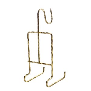 Paisu Tea Cup Organizer Tea Cup Organizer Shelf The Bird Organizer Iron Basket Plate Display Stand Teacup Holder Mug Storage(Single Cup Holder Threaded Gold)