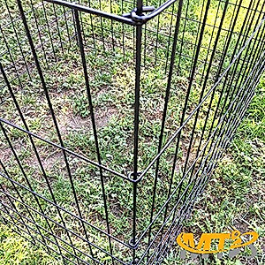 MTB Garden Wire Compost Bin 36x36x30 inches, Black, Garden Bed Fencing