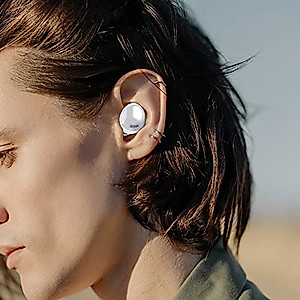 ROLEES Ear Tips for Galaxy Buds Pro, 6 Pairs Double Flange Silicone Eartips Earbuds Earplug Replacement Accessories Compatible with Samsung Galaxy Bus Pro S/M/L Size (White)