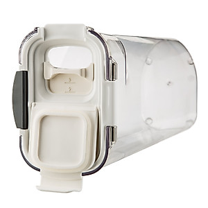 Progressive International Prepworks ProKeeper 2- Piece Kitchen Clear Food Baker's Kitchen Storage Organization Canister Set (Pasta 1.4-Quart)