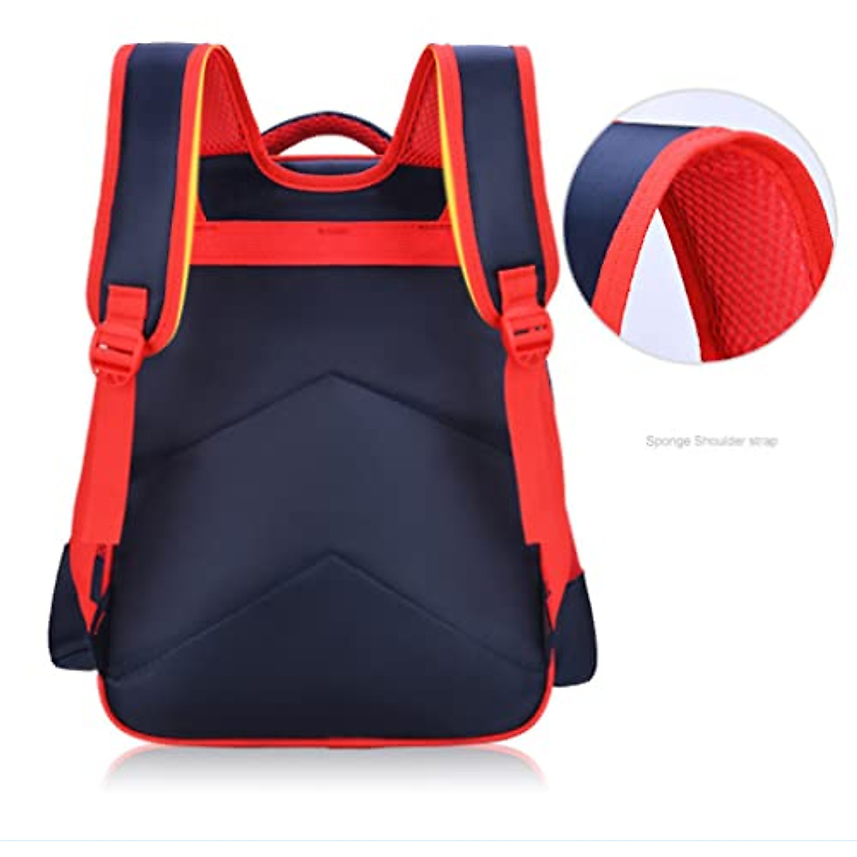 JIAJIAMIN Toddler Kid Boys Backpack 3D Print Comic Cartoon Comic Children Kindergarten Lightweight Elementary Bookbags (C)