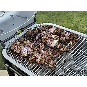 PK Grills Charcoal BBQ Grill and Smoker, PK300-BCX Cast Aluminum Portable Outdoor Barbeque Grill for Camping, Grilling, Graphite/Black, Premium