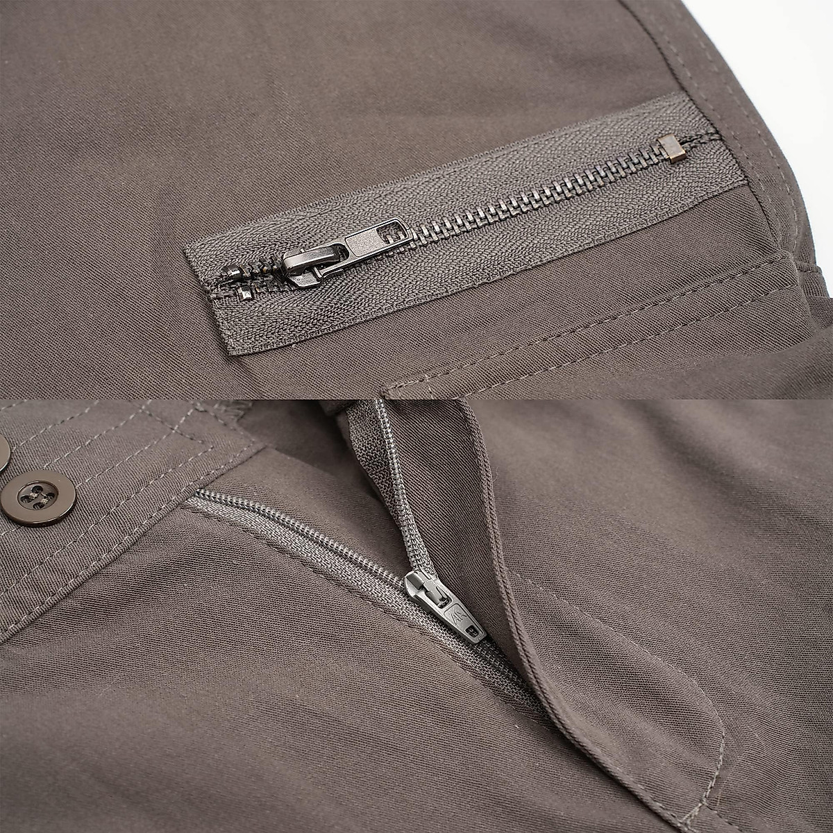 HOTYD Women's Tactical Active Loose Multi-Pockets Cargo Pants Casual Combat Military Trousers Cargo Pants Women p3-Gray Blue L