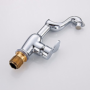 SJQKA-Basin hot and cold water faucet, all copper faucet, basin hot and cold water faucet, multifunctional water-saving rotary water tap