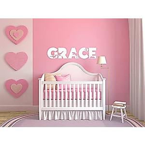 Dinosaur Custom Name Vinyl Wall Decal Sticker Art for Boys and Girls, Dino Theme Bedroom and Nursery Room Decor for Kids