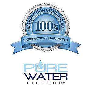 Inline Water Filter For Refrigerators, Ice Makers, Coffee Makers, Water Fountains, Water Coolers, Sink Faucets, RV, Campers, and Boats - with 1/4" Quick-Connect Fittings