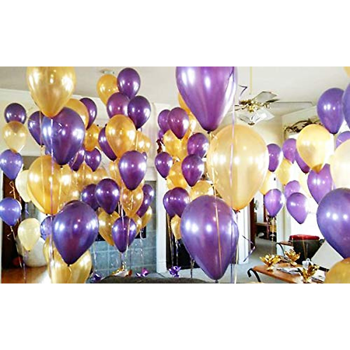 Purple balloons,100-Pack,12-Inch,Latex Balloons(purple)