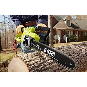 RYOBI 16 in. 13 Amp Electric Chainsaw With Auto Oiler (Renewed)