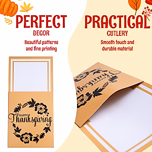 JOYIN 36 Thanksgivng Turkey Cutlery Decorative Utensil Holder for Autumn Fall Harvest Party Favor Supply Dinner Table Decor.