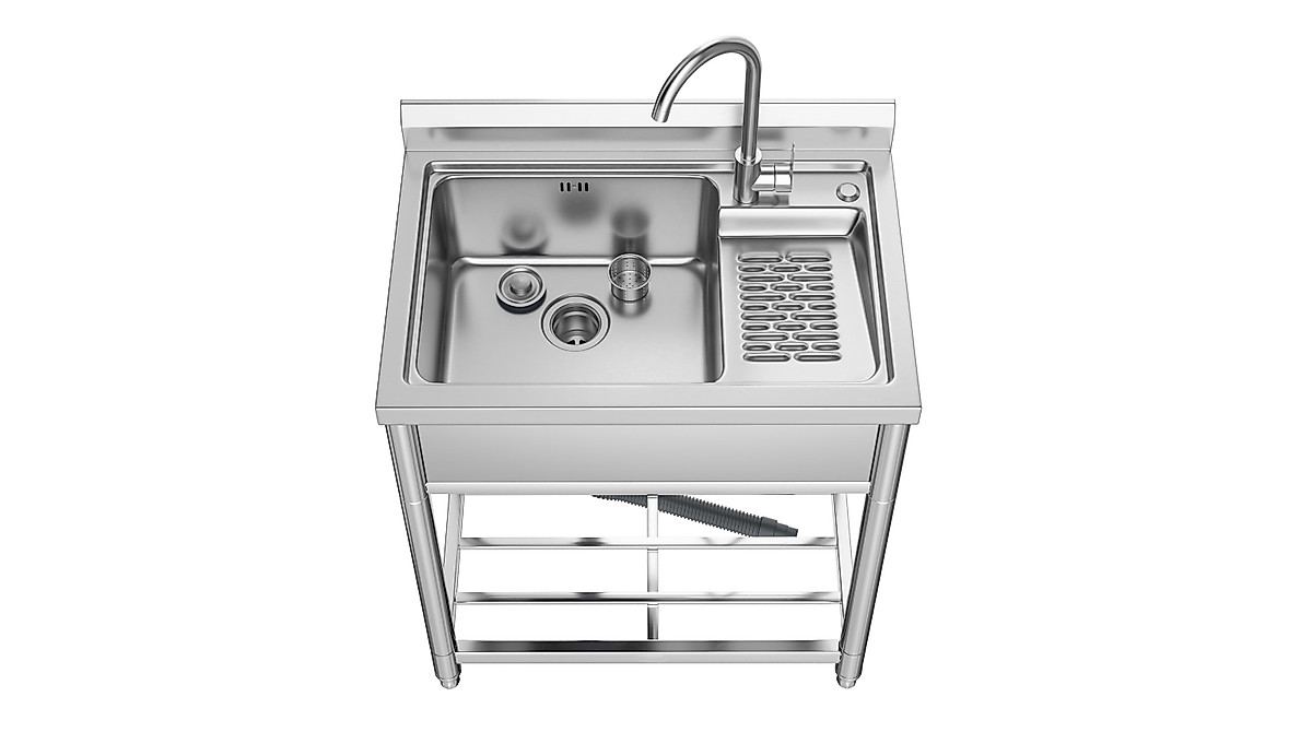 Stainless Steel Utility Sink - Versatile & Durable Design