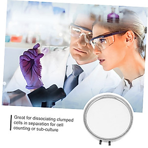 SOLUSTRE Lab Cell Strainer Mesh 150 Mesh Stainless Sieve for Cell Counting Sub-Culture Experiments