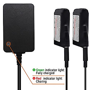 QILOVE Rechargeable Battery Pack for Heated Socks Electric Gloves (7.4V 2200mah Li-Polymer Battery Pack)