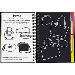 Scratch & Sketch Fashion Show (Trace Along)