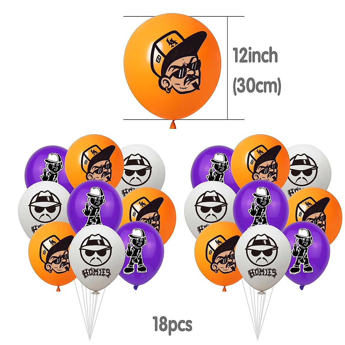 Cartoon Birthday Party Supplies, Cartoon Party Including Cake Caps, Cupcake Caps, Flags, Latex Balloons, It is Very Suitable for Boy's and Girl Themed Birthday Party Supplies