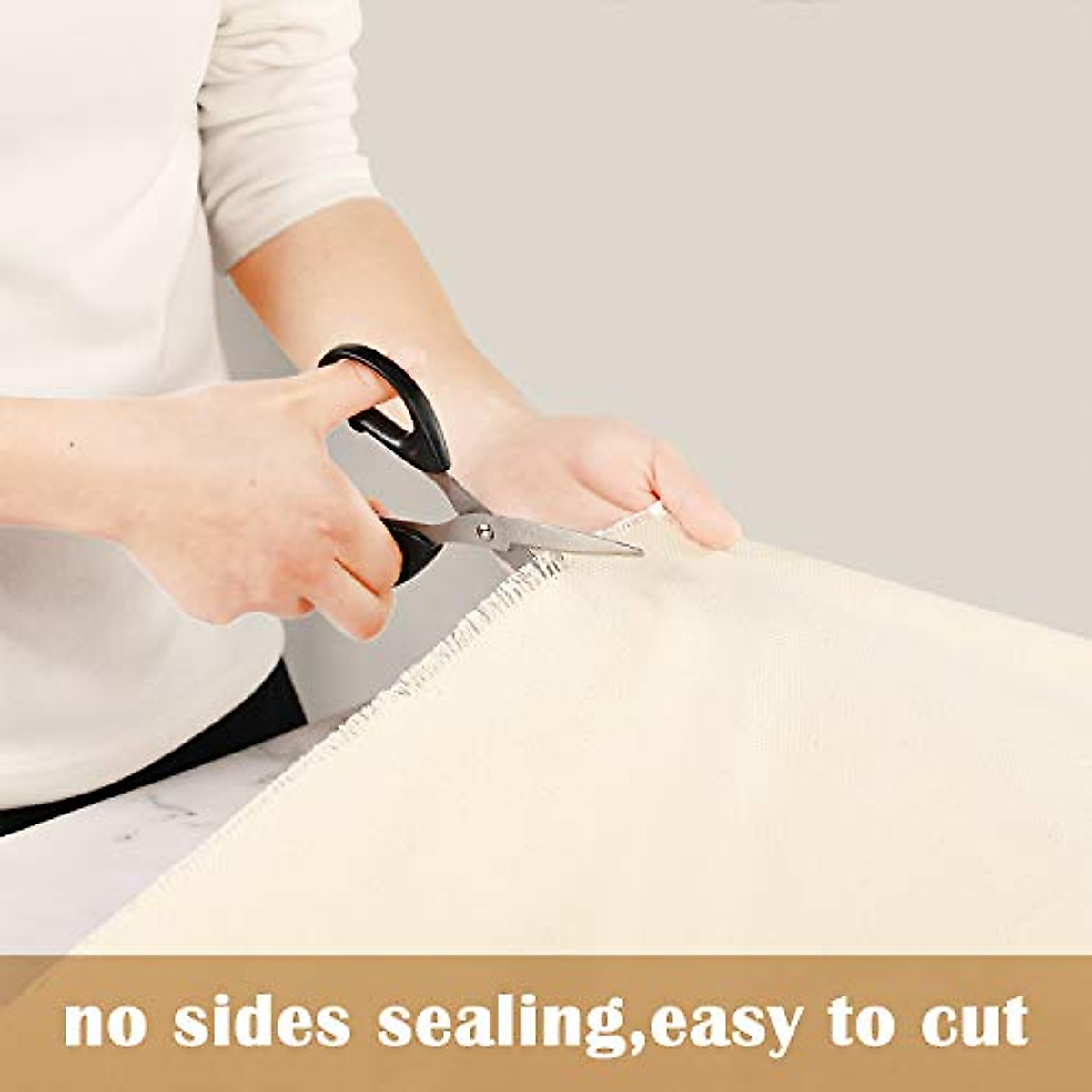 Punch Needle Cloth Needle Embroidery Fabric Needlework Fabric DIY Handmade Cloth for Art Embroidery Crafts Favors, 2 Yards by 1 Yard