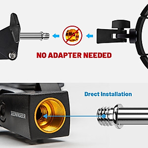 Microphone Shock Mount,Latest Advanced Vibration Blocking,Light Weight Noise Repelling Shock Mount for Blue Yeti,Yeti Pro Original Snowball & USB Pro-universal Mic Shock Mount