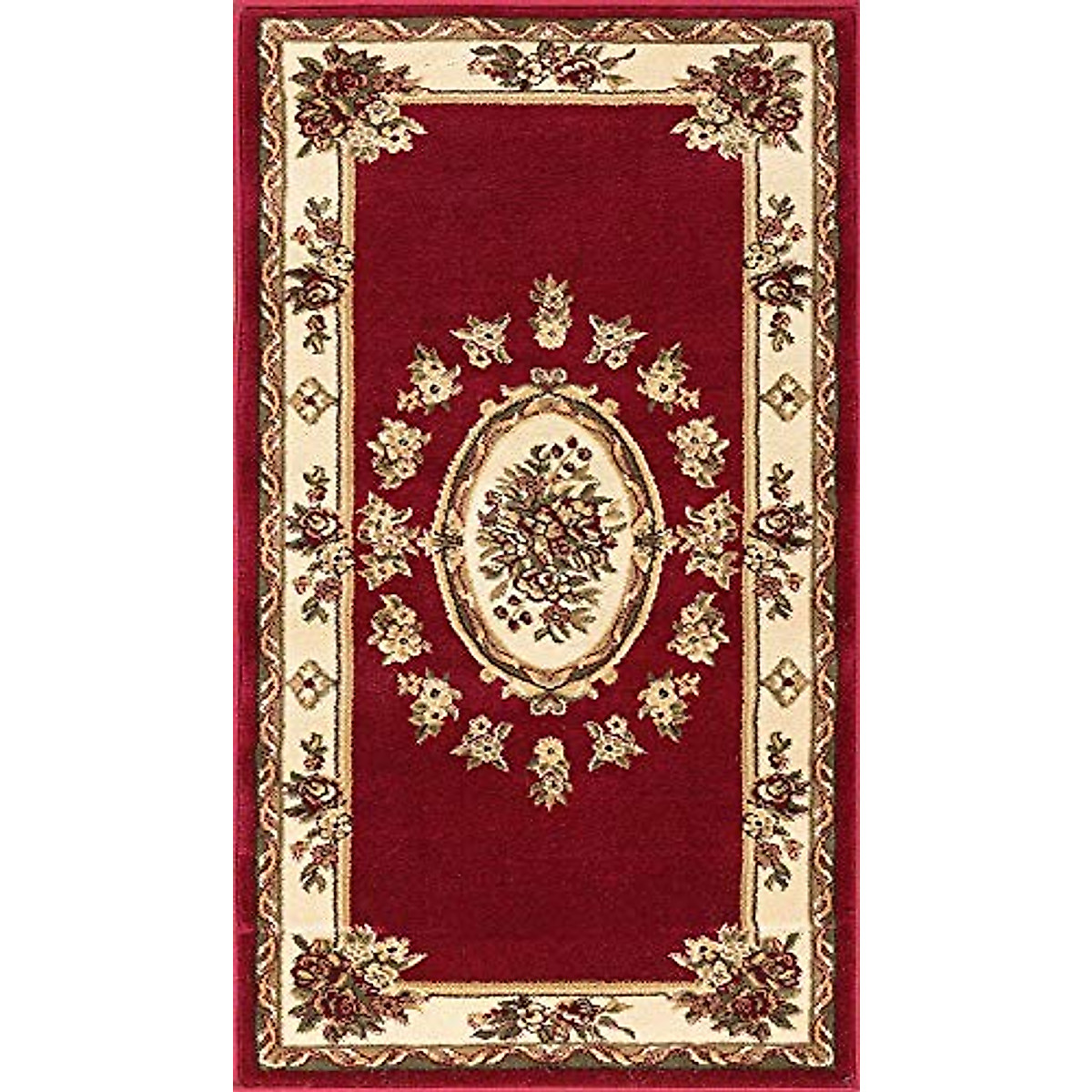 Well Woven Timeless Le Petit Palais Red Traditional Area Rug 2'3" X 3'11"