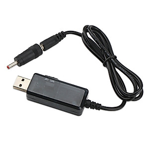 DROK USB to 9v, 5v to 12v Step Up, USB Cable DC 5V Boost to 9V 12V Voltage Converter 1A Step-up Volt Transformer Power Regulator Line with LED Display