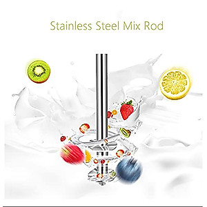 Milkshake Maker Machine Commercial Milk Shake Maker Mixer, Milkshake Machine Electric Drink Mixer, Single Head Milkshake Blender Stainless Steel Two-Speed 110V 180W 18000rmp (US Plug)