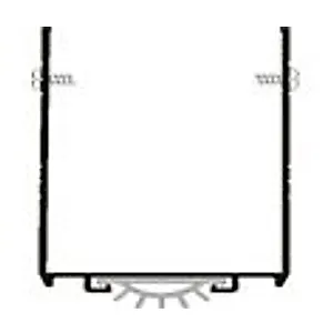 Pemko 221AV 48 in. Mill Finish Aluminum Door Bottoms Door Shoe