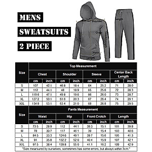 COOFANDY Men Jogging Suits 2 Piece Warm Up Tracksuit Lightweight Sweatsuits for Men