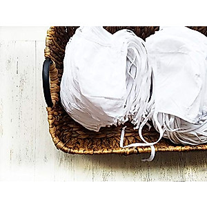 Mali Wear Newborn Baby Cotton Hospital Hat Bonnet Infant Soft Stretchy White Cotton Knit Hat Unisex Natural Baby (2pk White + Ivory, Newborn)