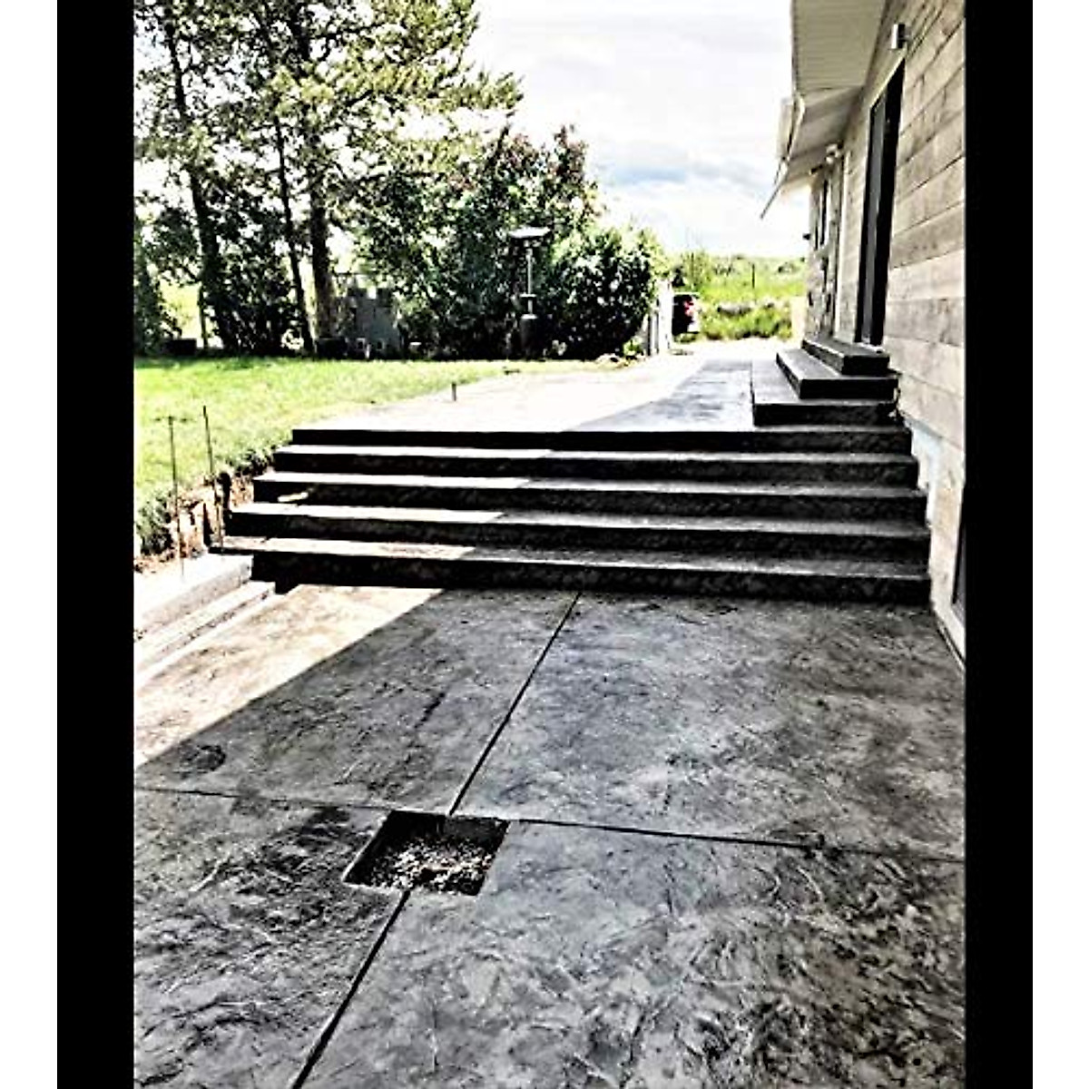 SBC CONCRETE TEXTURE ROLLER STAMPS - THE "ORIGINAL" WEATHERED FLAGSTONE TEXTURE ROLLER