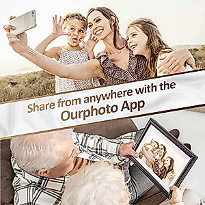 Digital Picture Frame - 10.1 Inch WiFi Digital Photo Frame IPS Touch Screen HD Display, Smart Cloud Photo Frame Share Videos and Photos Instantly by Email or App, 16GB Storage