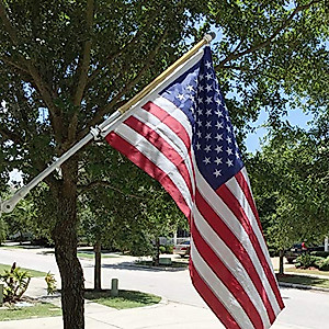 ANLEY Tangle Free Flag Pole Mounting Ring Clip - Rotating Flapole Mounting Rings With Metal Clips - 1" Diameter (2 Pieces)