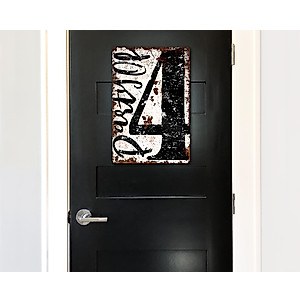 Custom Made Party Of Your Family Size Metal Decor Sign For Kitchen Or Dining Room