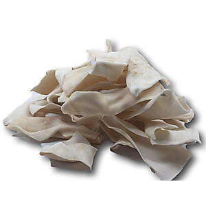 Natural & Roasted Rawhide Chips for Dogs Bulk Rawhide Dog Treats - 1LB & 3LB Bags (1 LB (Pack of 1), Beef)