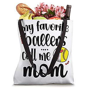 Favorite Softball Baseball Players Call Me Mom Tote Bag