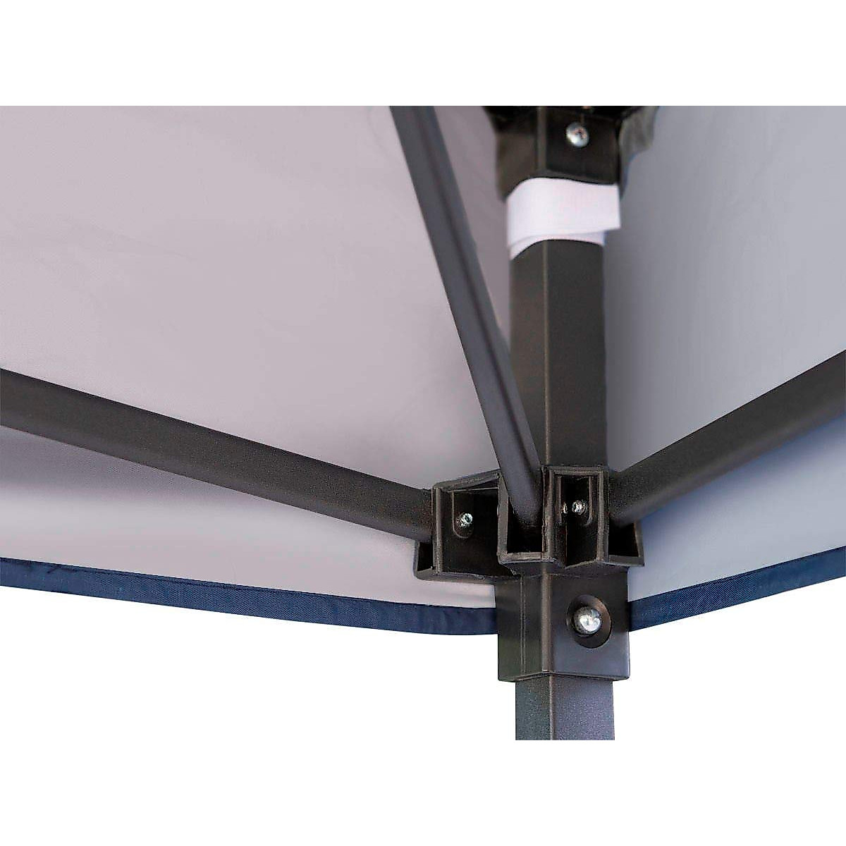 Monoprice 10 x 10 Feet Pop Up Canopy - Navy Blue, 500D Polyester Canopy Cover, UPF50+, Waterproof, for Backyard BBQs, Camping, Tailgate, Sporting Events, Beach - Pure Outdoor Collection, Large