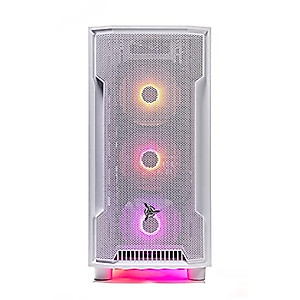 Skytech Archangel Gaming PC Desktop – Intel Core i7 12700F 2.1 GHz, NVIDIA RTX 4060 Ti, 1TB NVME SSD, 16GB DDR4 RAM 3200, 600W Gold PSU, 240mm AIO, 11AC Wi-Fi, Windows 11 Home 64-bit,White
