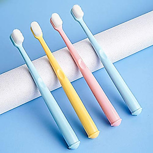 EasyHonor Baby Toothbrush & Toddler Toothbrush for Age 4-12 Years Old, Extra Soft Toothbrush with 10000 Soft Floss Bristle for Baby Gum Care. (6Pcs)